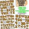 Beach Days Alphabet Clip Art {scrappin Doodles Clip Art} - Etsy