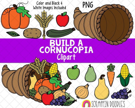 Cornucopia Fruit Clipart For Kids