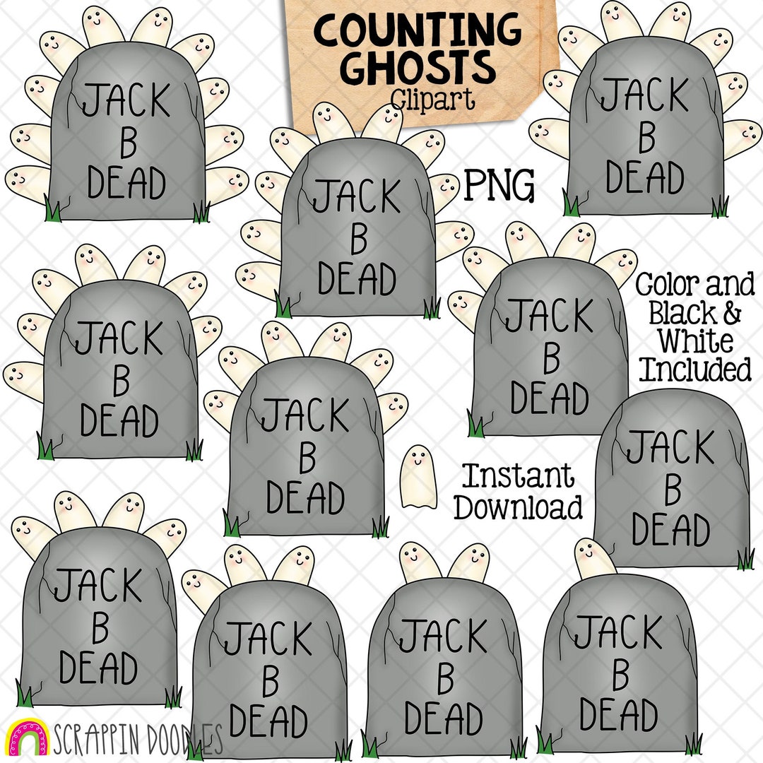 Counting Ghosts Clipart - Halloween Tombstone Ghost Counting - Seasonal ... Counting Ghosts Clipart - Halloween Tombstone Ghost Counting - Seasonal ...
