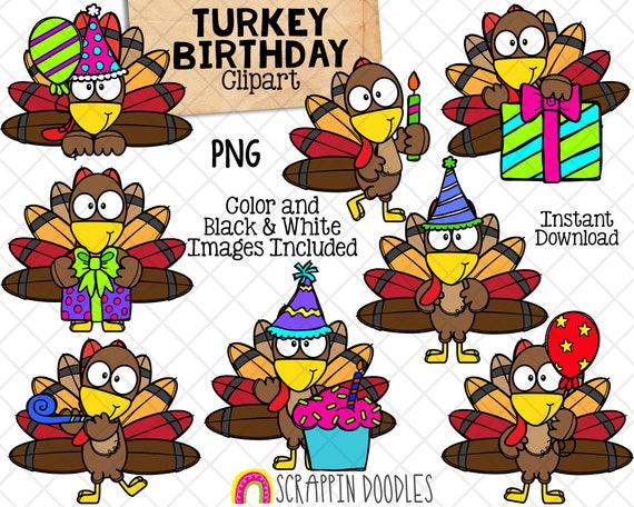 Turkey Birthday Clipart