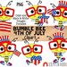 Bumble Bee Clipart Bundle - Commercial Use - Sublimation - Hand Drawn ...