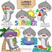 Jungle Alphabet Clipart Safari Clip Art Digital Letters Jungle Animals ...