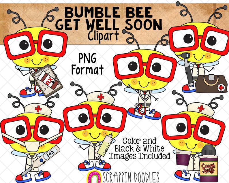 Bumble Bee Clipart Bundle Commercial Use Sublimation Hand Drawn PNG - Etsy