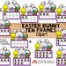 Bunny Rabbit Ten Frames Clip Art - Commercial Use Easter Rabbits ...