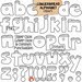 Gingerbread Alphabet Clipart - Ginger Bread Cookie Letters Clip Art ...