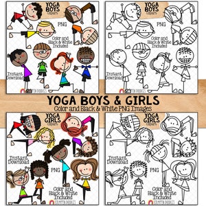 Doodle Kids Clipart Bundle 3 Doodle Boy and Girl Bundle 3 St Patrick's ...