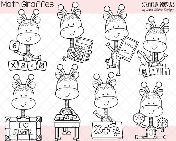 Math Clip Art Black And White