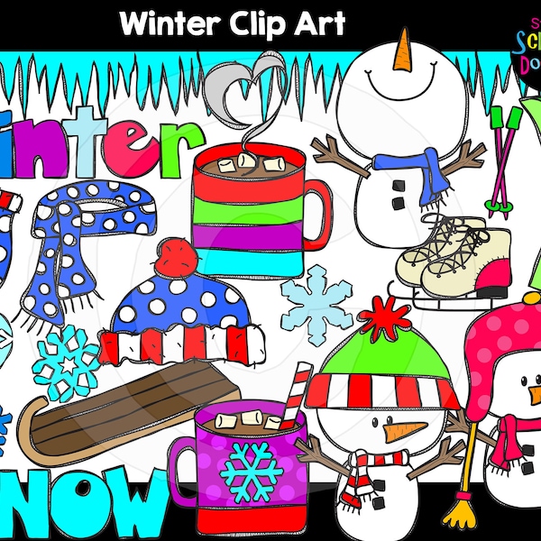 Winter Graphics - Etsy