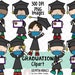 Graduation Clipart - Graduate Boys - Graduation Boy - Boys Wearing ...