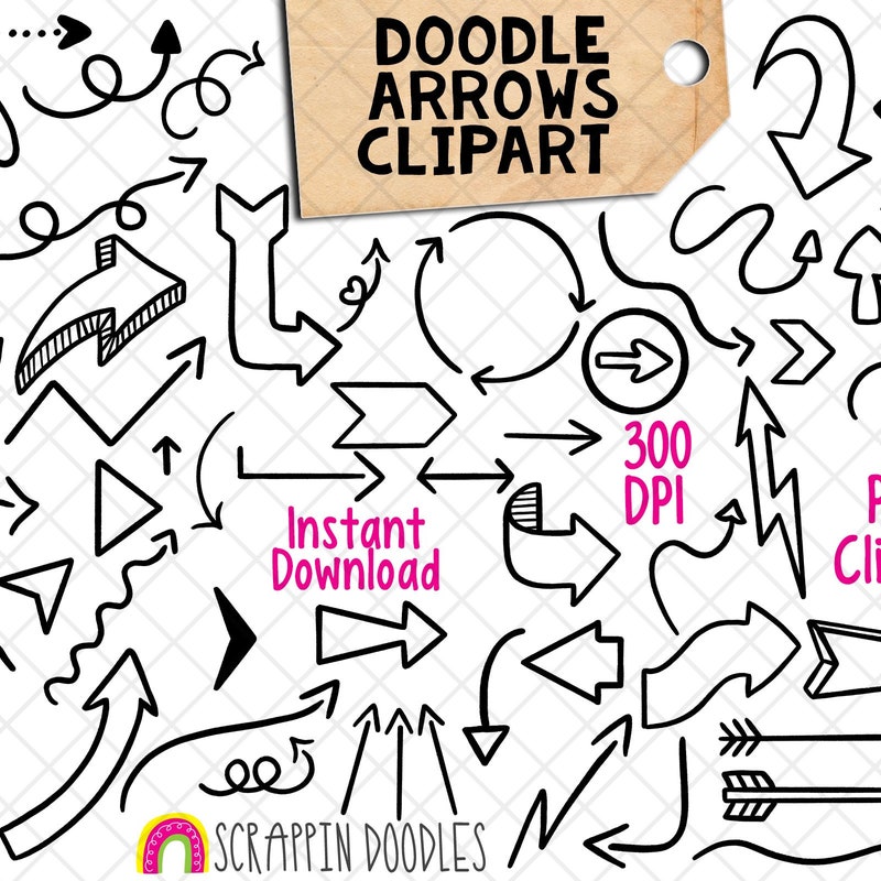 Doodle Arrow - Etsy