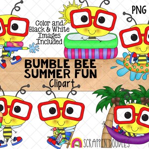 Bumble Bee Clipart Bundle Commercial Use Sublimation Hand Drawn PNG - Etsy