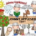 Johnny Appleseed Clipart - Nursery Rhyme - Fairy Tale Graphics ...