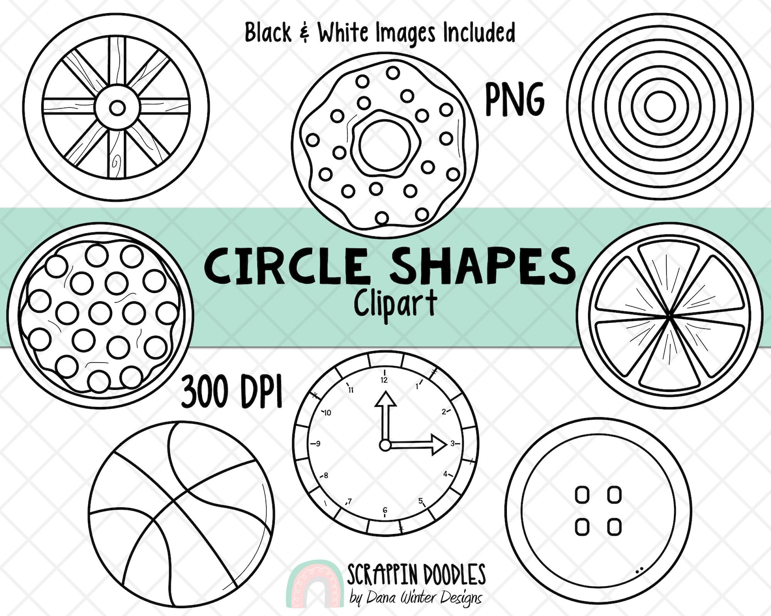 Shapes Clip Art - Real Life Circle Shape Clipart - Geometric Shapes ...