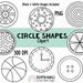 Shapes Clip Art - Real Life Circle Shape Clipart - Geometric Shapes ...