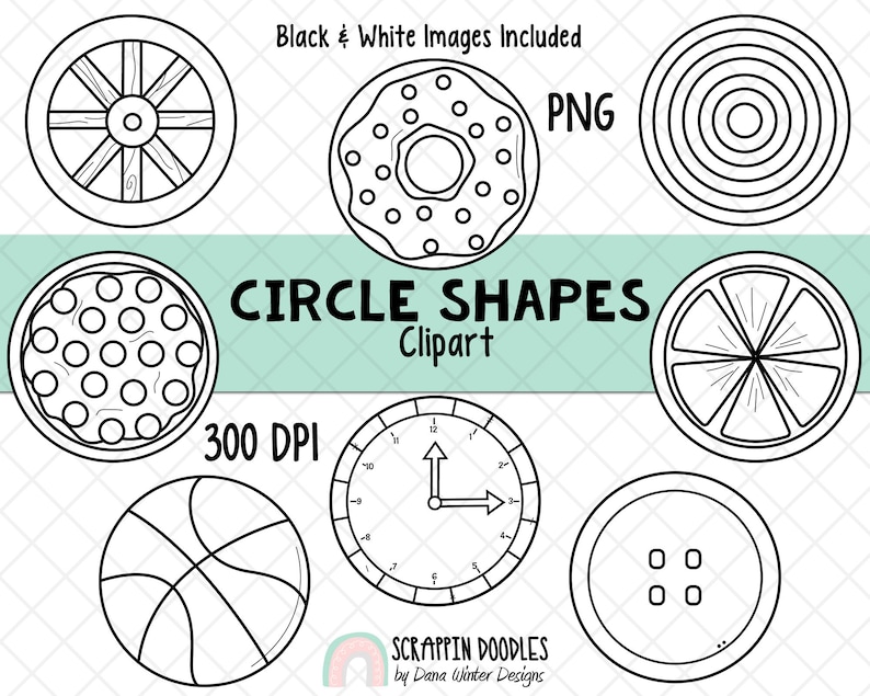 Shapes Clip Art Real Life Circle Shape Clipart Geometric Shapes 3D ...