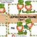 Leprechaun Frames Clip Art - St Patrick's Day Leprechauns - Candy Frame ...