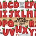 Apple Alphabet Clipart - Apple Letters Clip Art - Numbers - PNG ...