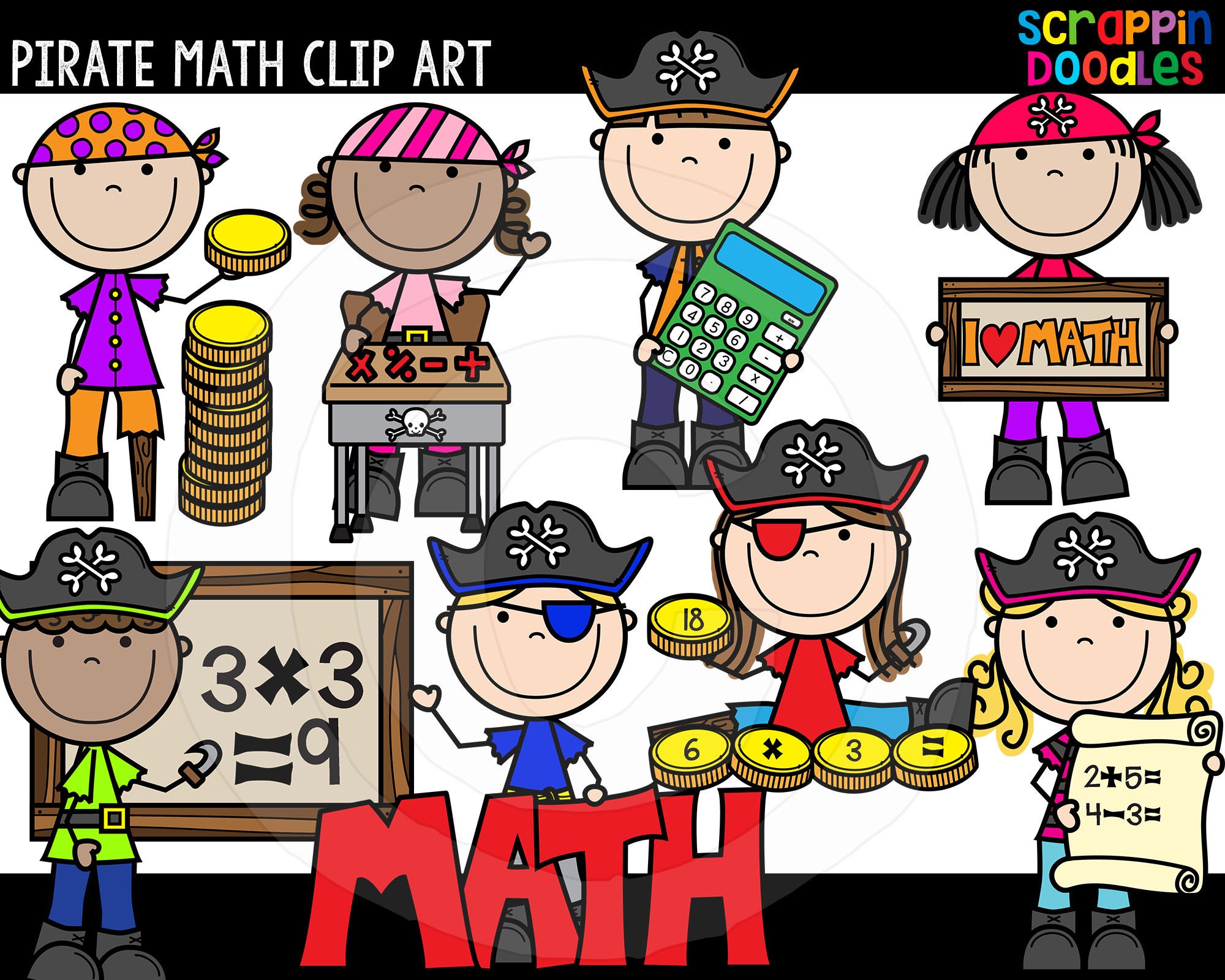 Cute Math Clipart