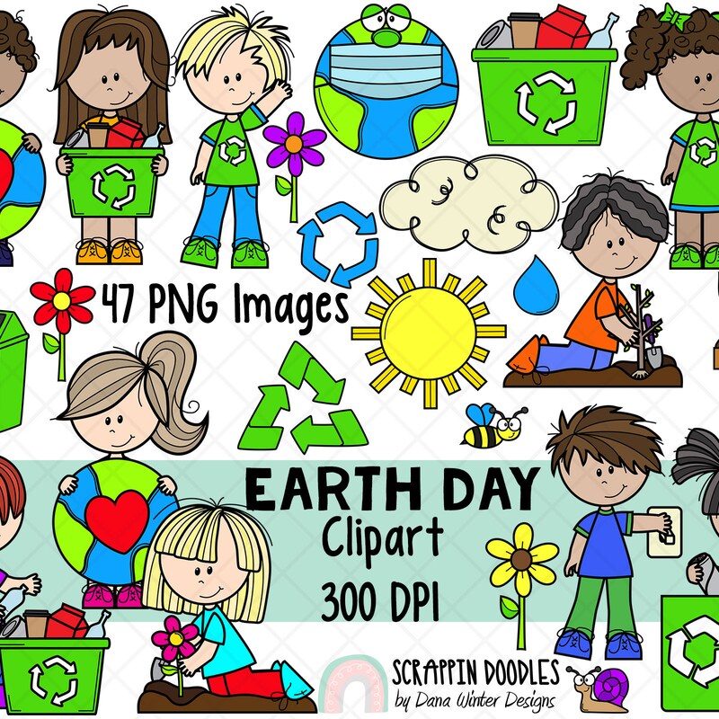 Earth Day Clip Art - Etsy