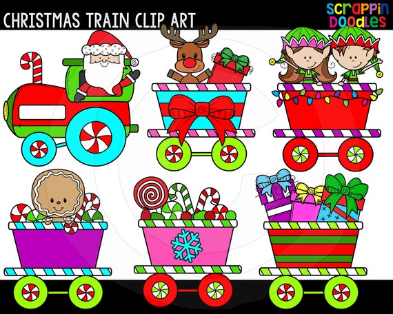 Christmas Train Clip Art Free