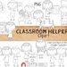Classroom Helpers Clipart - Kids Doing Classroom Chores Clipart ...