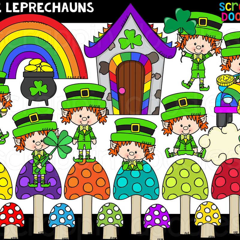 Leprechaun Clip Art - Etsy