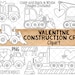 Valentine's Day Construction Crew Clip Art - Valentine Trucks - Semi ...