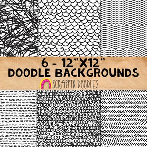 Doodle Cover Creator - Hand Doodled Backgrounds and Cover Labels - BUJO ...