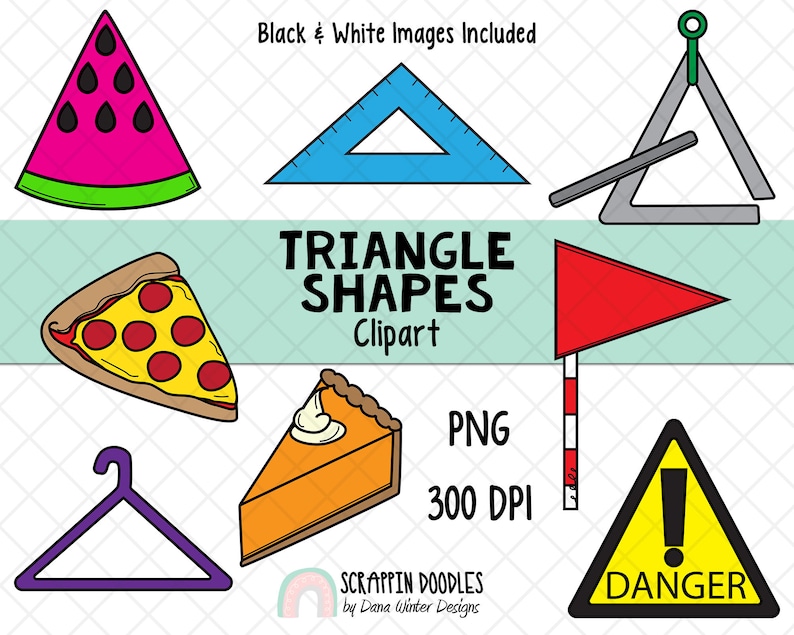 Shapes Clip Art Real Life Triangle Shapes Clipart Geometric Shapes 3D ...