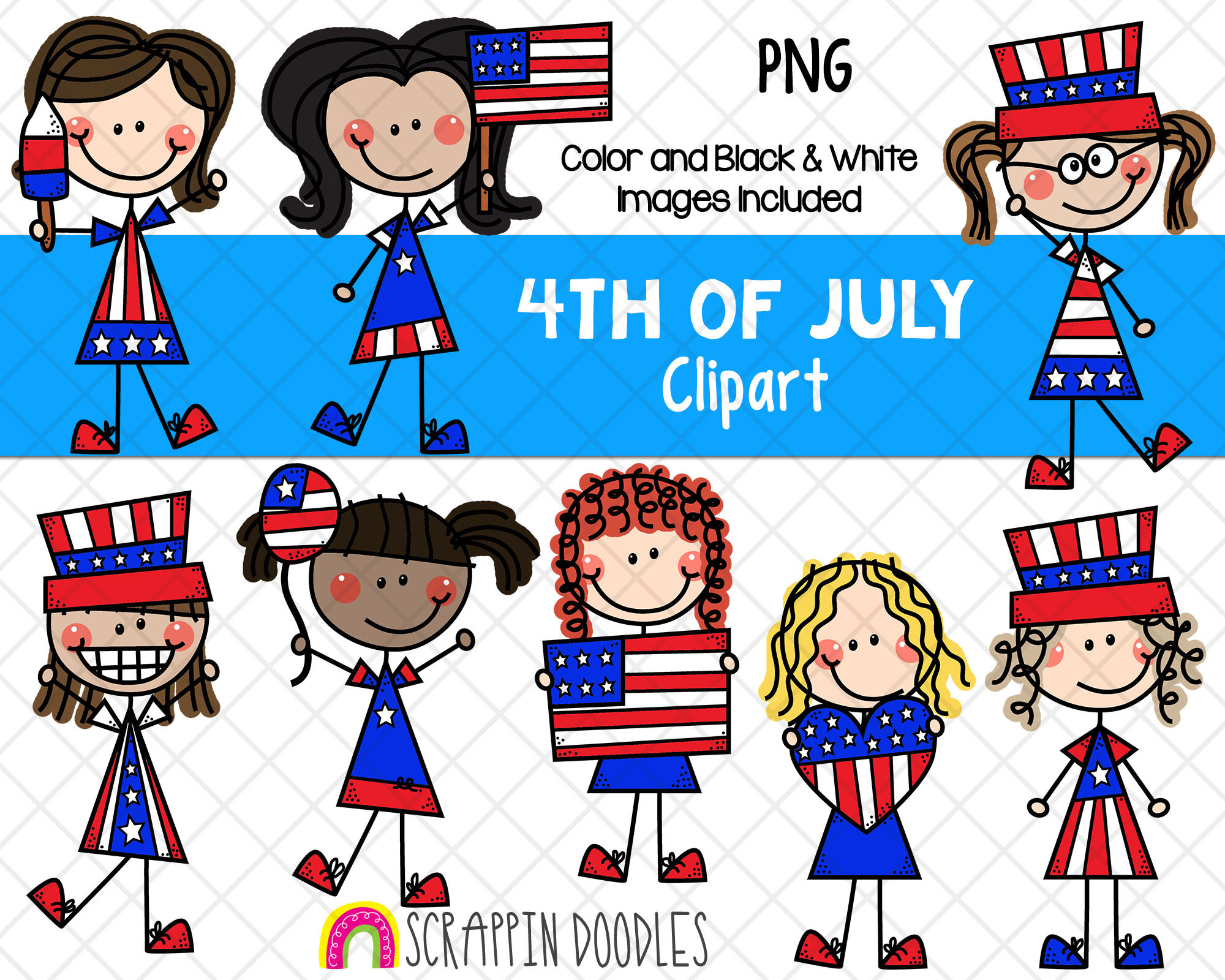 Patriotic Clip Art For Kids Black And White