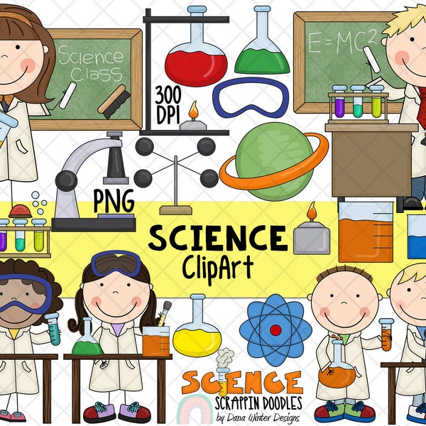 Science Clipart - Etsy