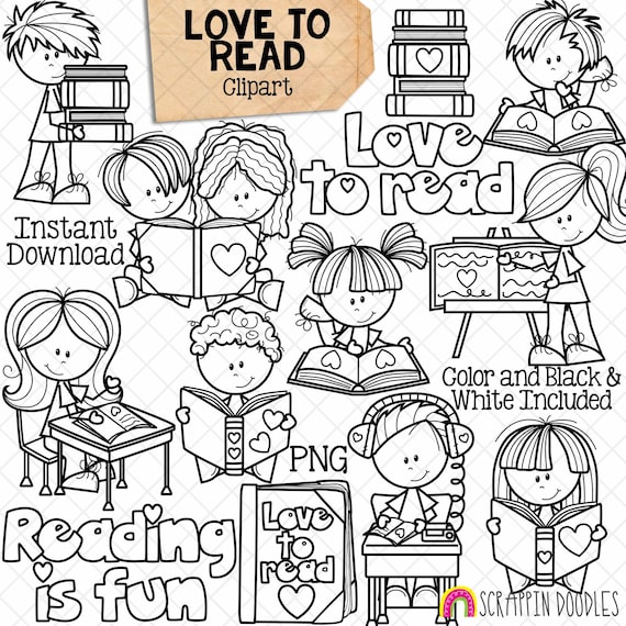 Reading Is Fun Clip Art