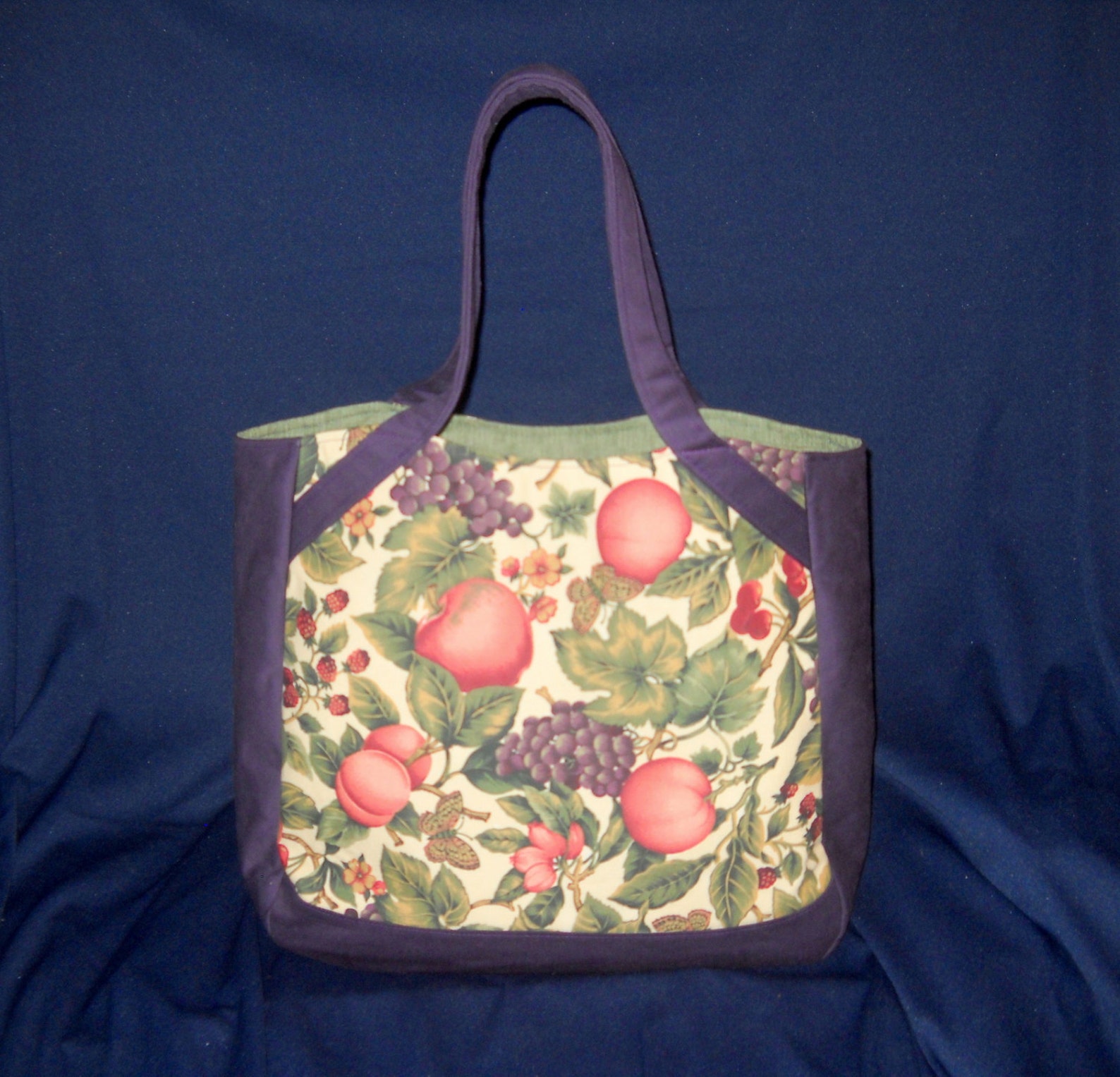 Handmade Fabric Tote Bag, Alice Tote, Large Tote Bag, Swoon Patterns ...