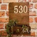 Rustic Address sign with planter box. Wood address sign. | Etsy