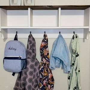 Entryway Hook With Storage Cubbies. Entryway Cubbies. Keys Holder. Coat ...