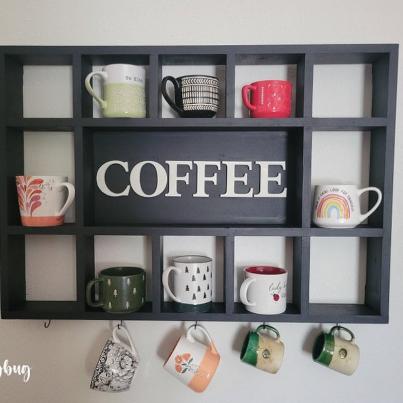 Coffee Mug Display - Etsy