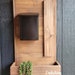 Rustic Address Sign With Planter Box and Mailbox. Wood Address Sign ...