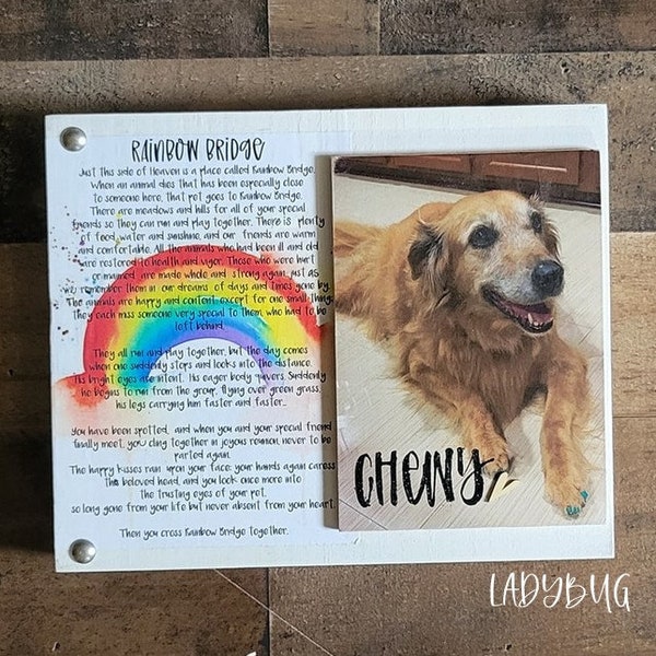 Rainbow Bridge Sign - Etsy
