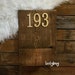 Rustic Address Sign With Planter Box. Wood Address Sign. - Etsy