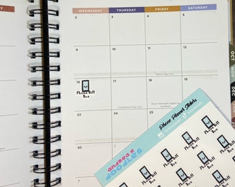 Phone Bill Sticker - Etsy