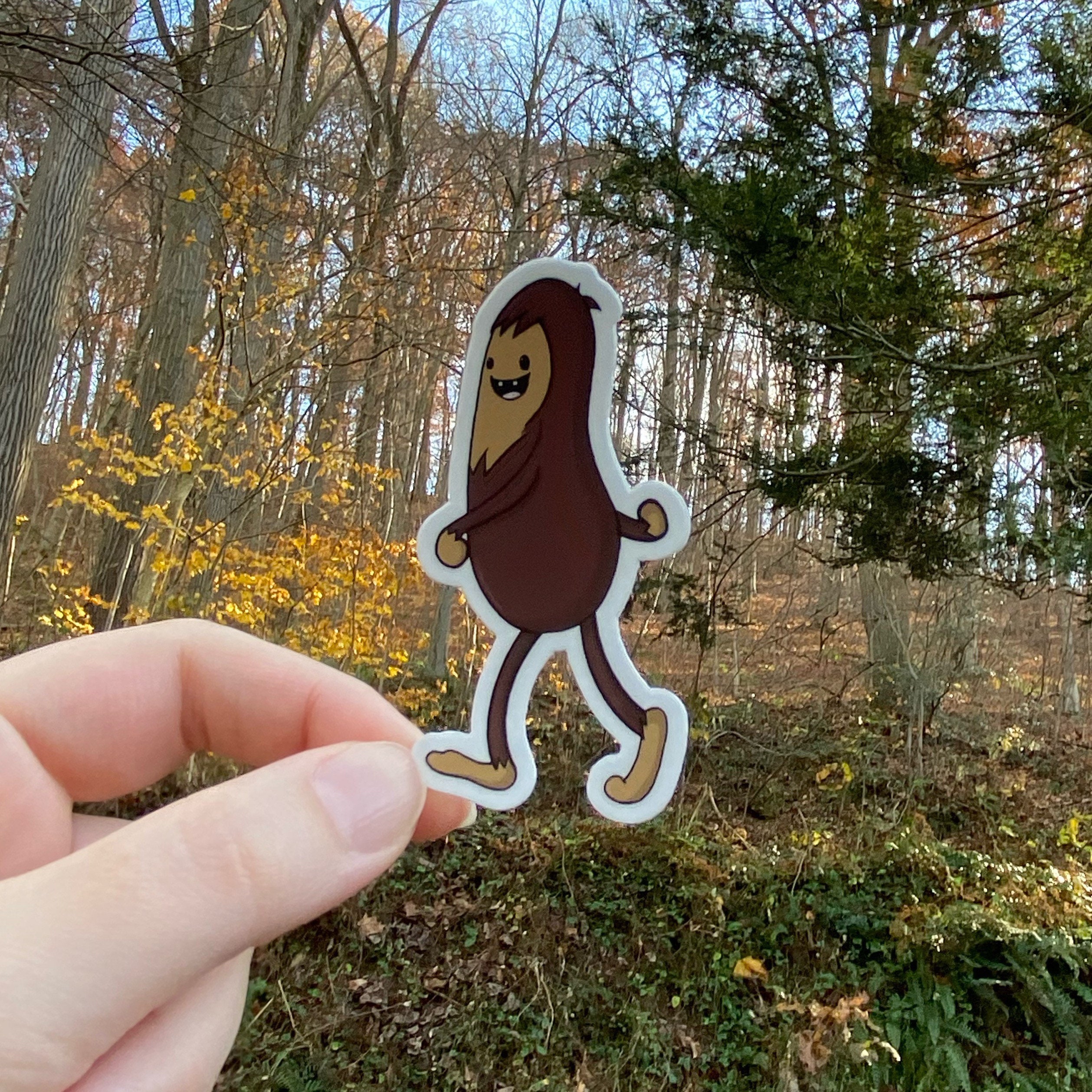 Paranormal Skunk Ape Woods Outdoor Bigfoot Sticker Squatch Yeti ...