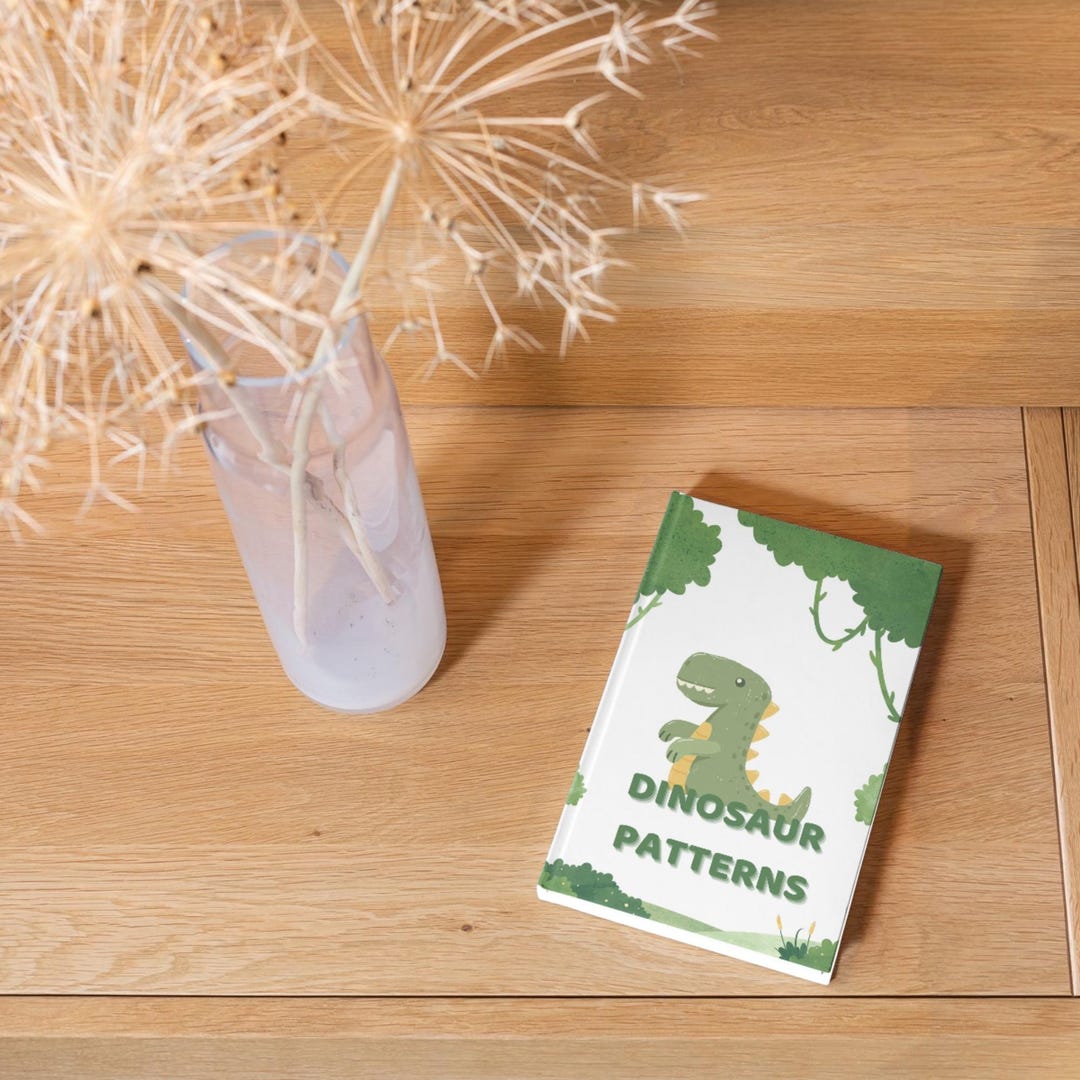 Dinosaur Pattern Worksheet | Preschool Logic Activity (digital PDF JPG ...