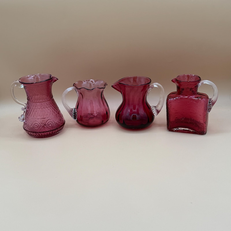 Pilgrim Glass Mini Pitcher - Etsy