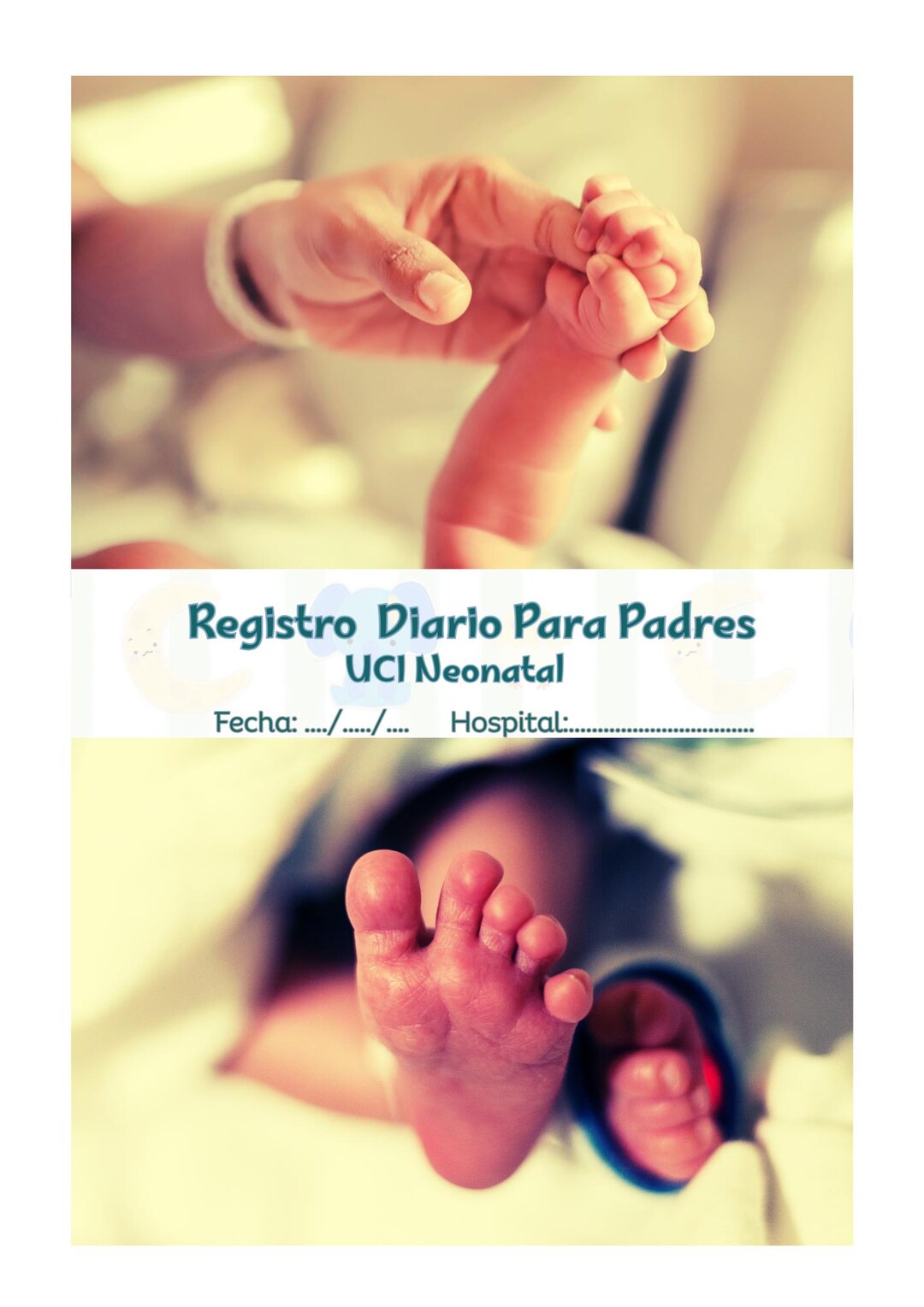 Neonatal ICU Parent Daily Log | Printable Sheet | Premature Infant ...