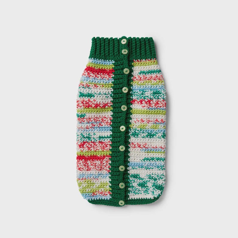 Crochet Dog Coat Pattern – Fair Isle Pet Sweater (digital PDF Download ...