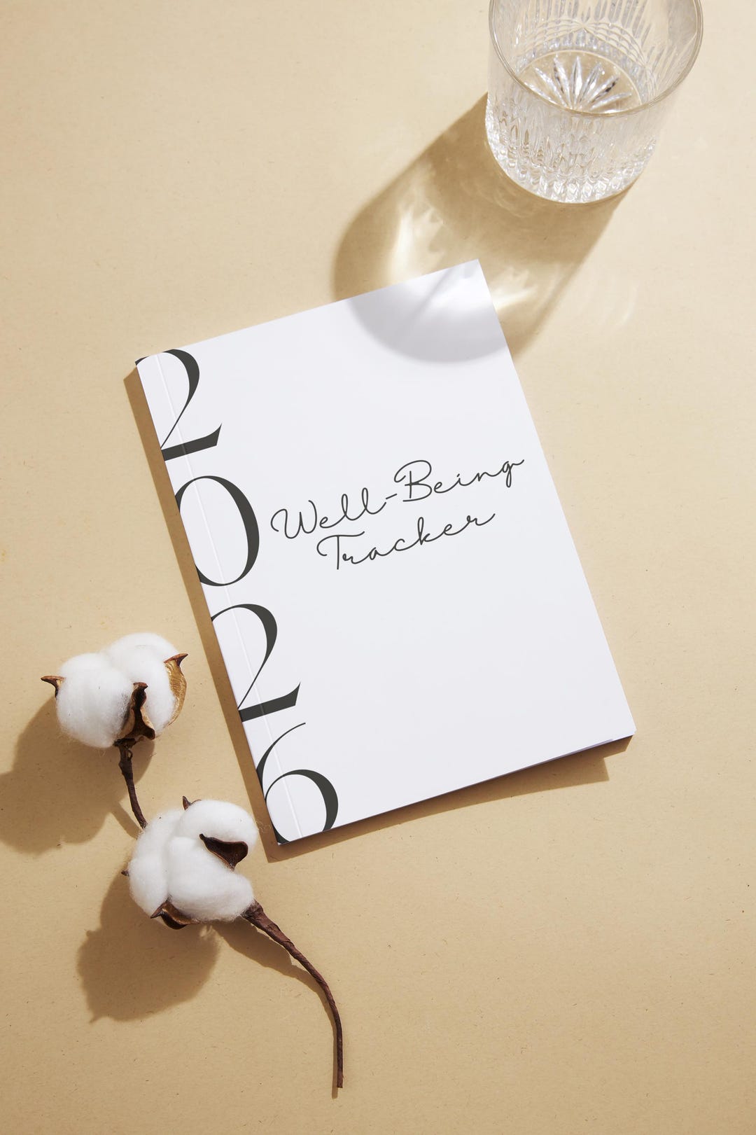 2026 Well-being Tracker | Minimalist Wellness Planner (PDF Download) - Etsy