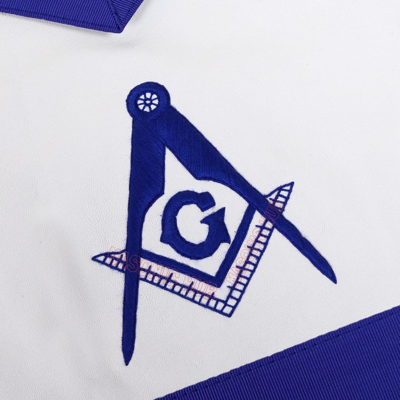 Luxury Master Mason Blue Lodge Apron Set – Handmade 100% Lambskin ...
