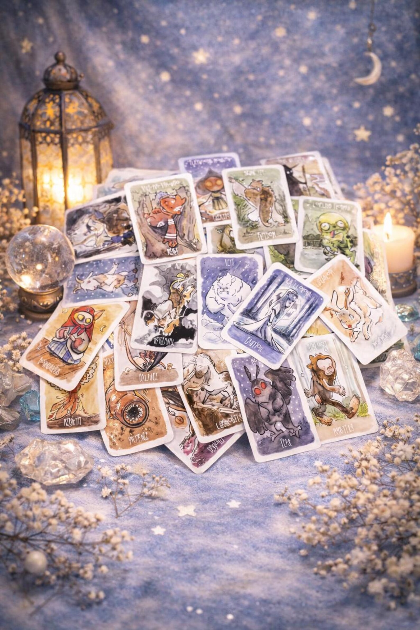 Lil Cryptid Oracle Deck | 39-card Divination - Etsy