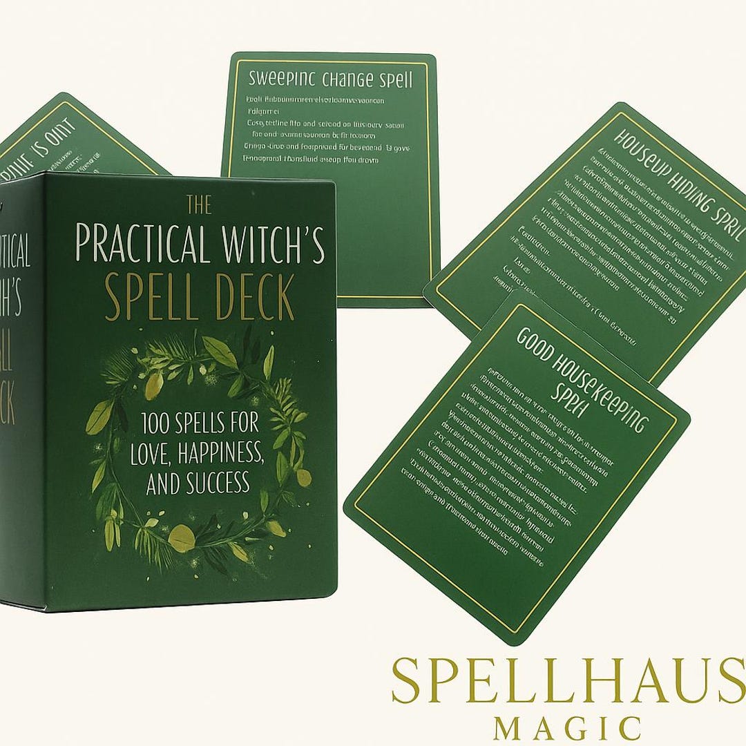 Practical Witch's Spell Deck - 100 Spells for Everyday Magic | Charged ...