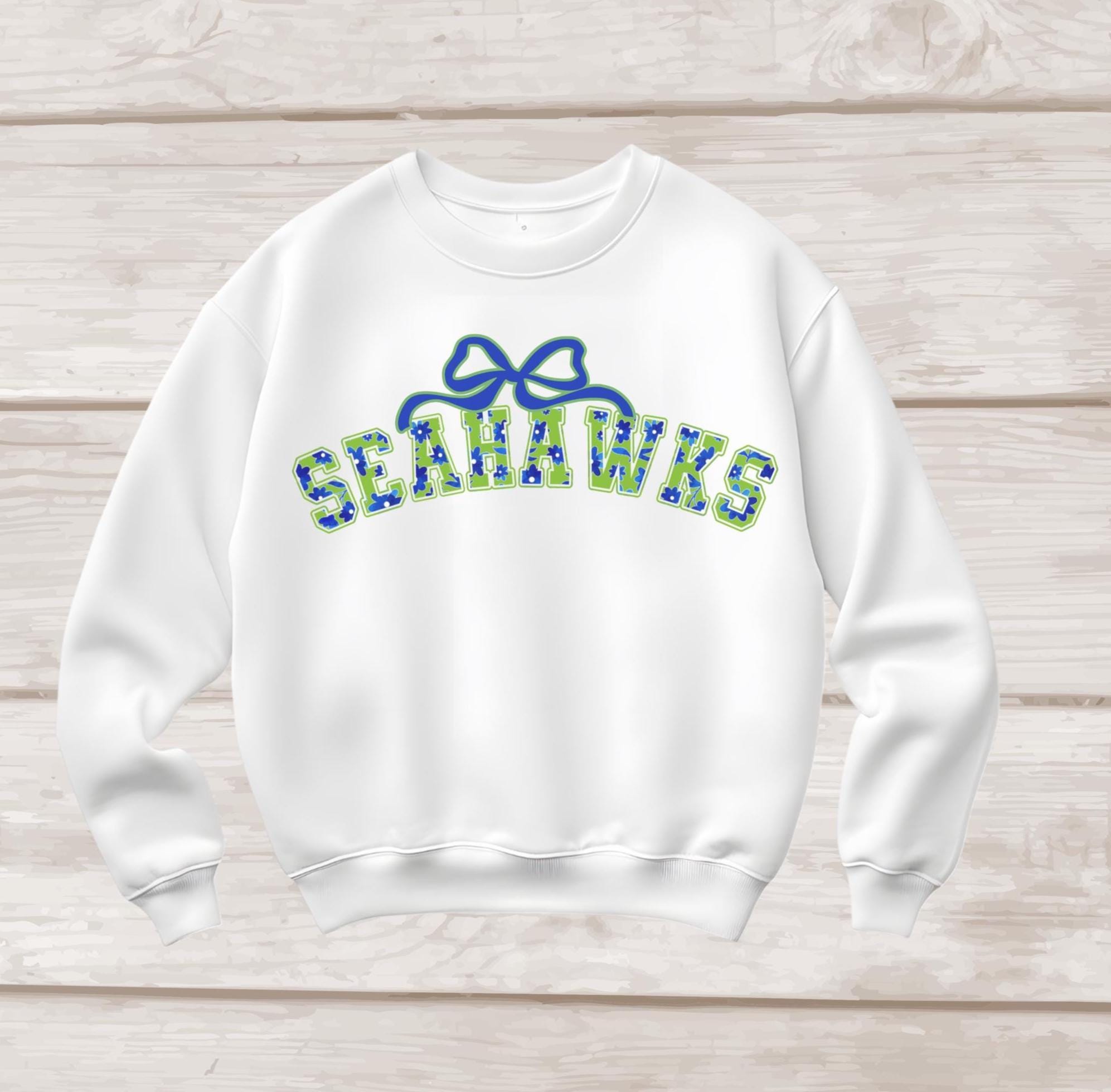 Seahawks Digital Design - Girly Football - PNG - Etsy